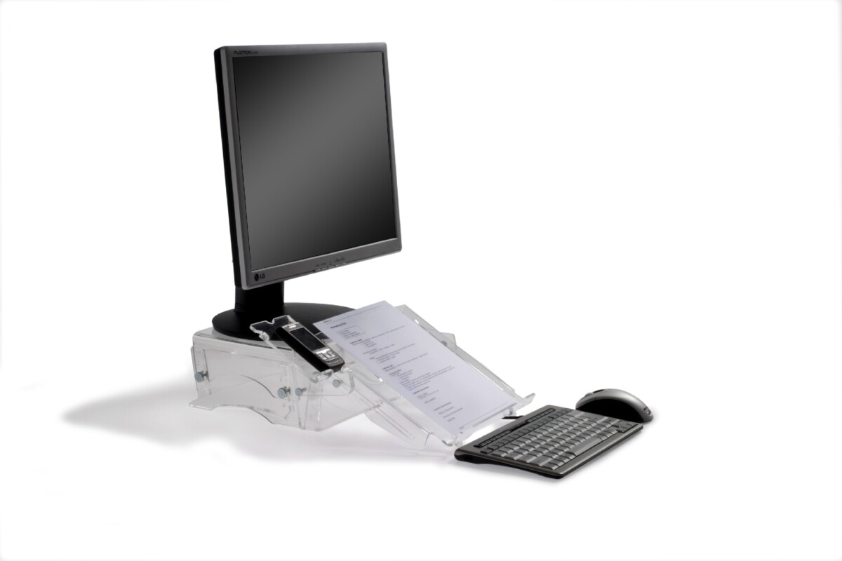 SUPPORT ECRAN ERGONOMIQUE BAKKER Q-DESK 150